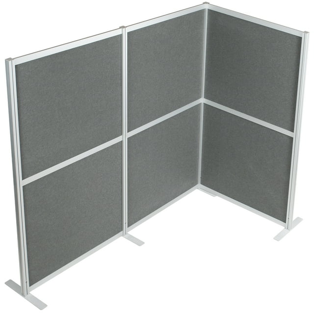 VIVO L-Shaped, 3 PET Panels, Modern Desk Partition & Office Cubicle ...
