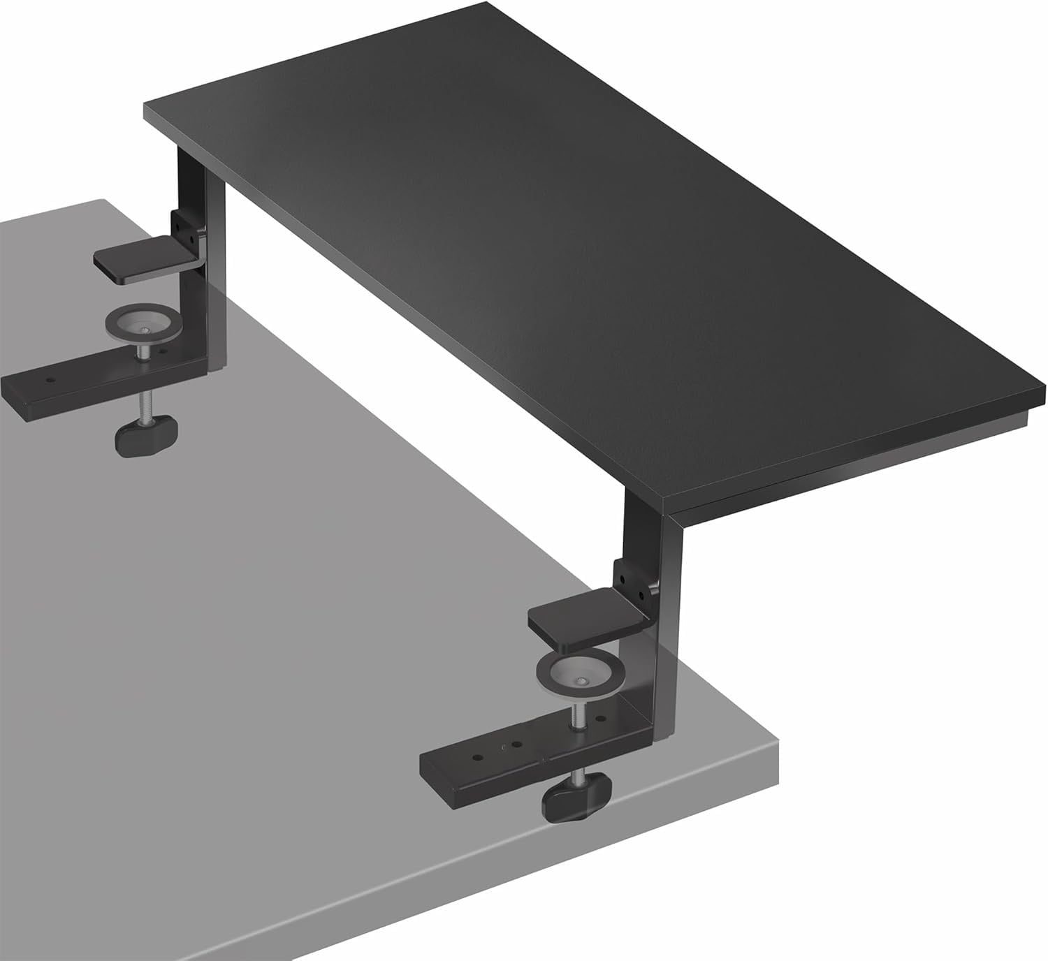 VIVO Large Height Adjustable Under Desk Keyboard Tray, C-clamp Mount ...