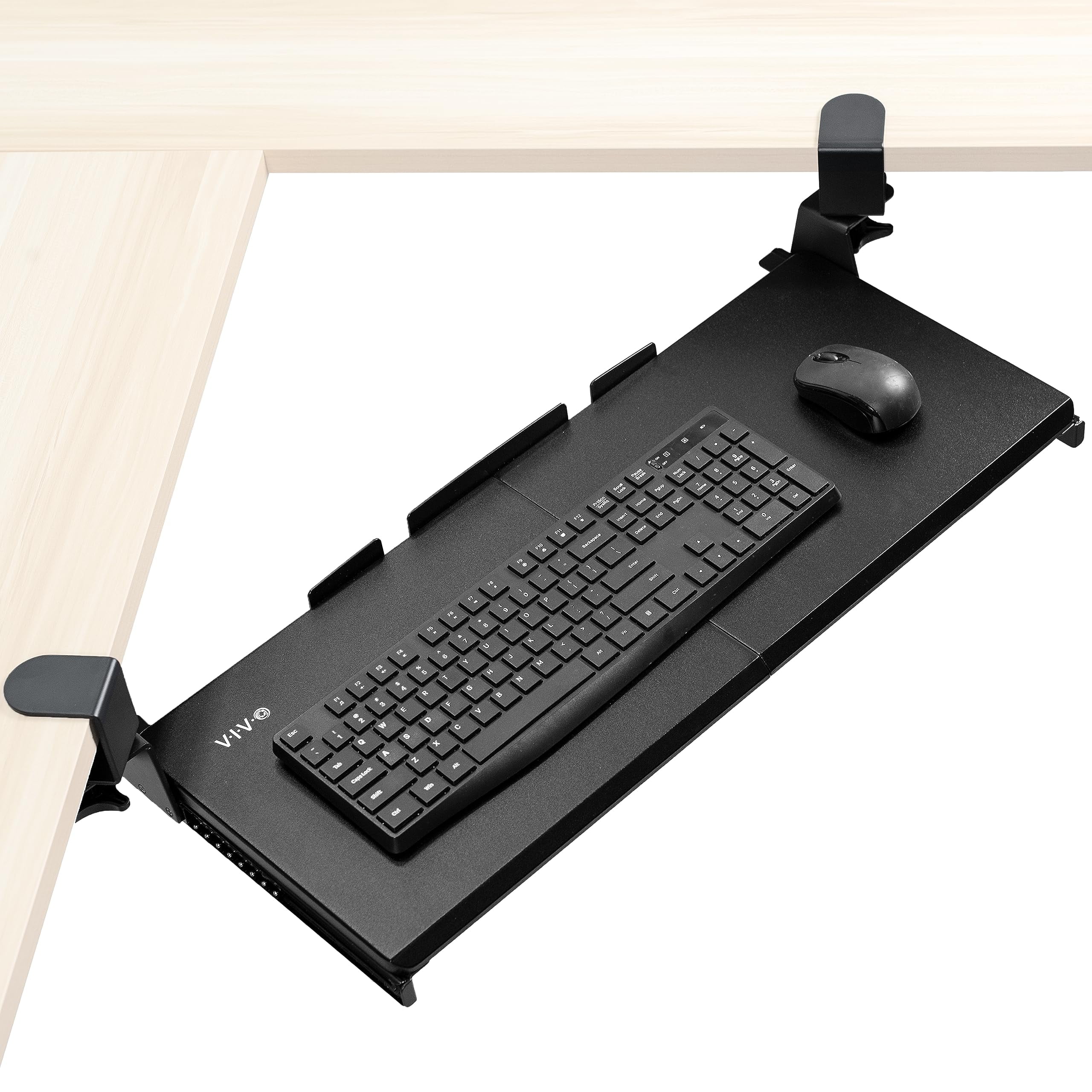 VIVO Large Pull Out Keyboard Tray for Corner Desk, 27 (33 Including ...