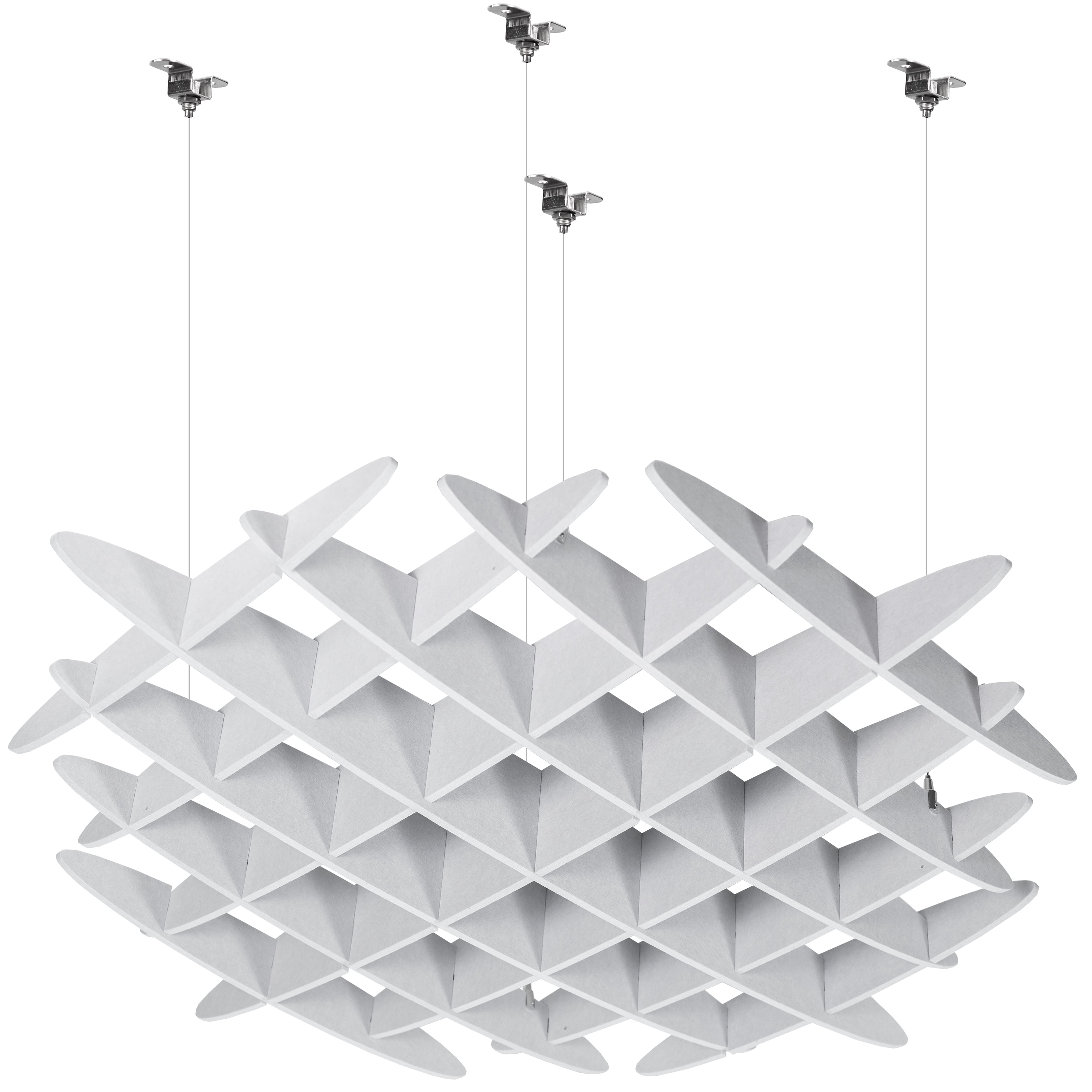 VIVO Light Gray Acoustic Ceiling Waffle Panel - Walmart.com