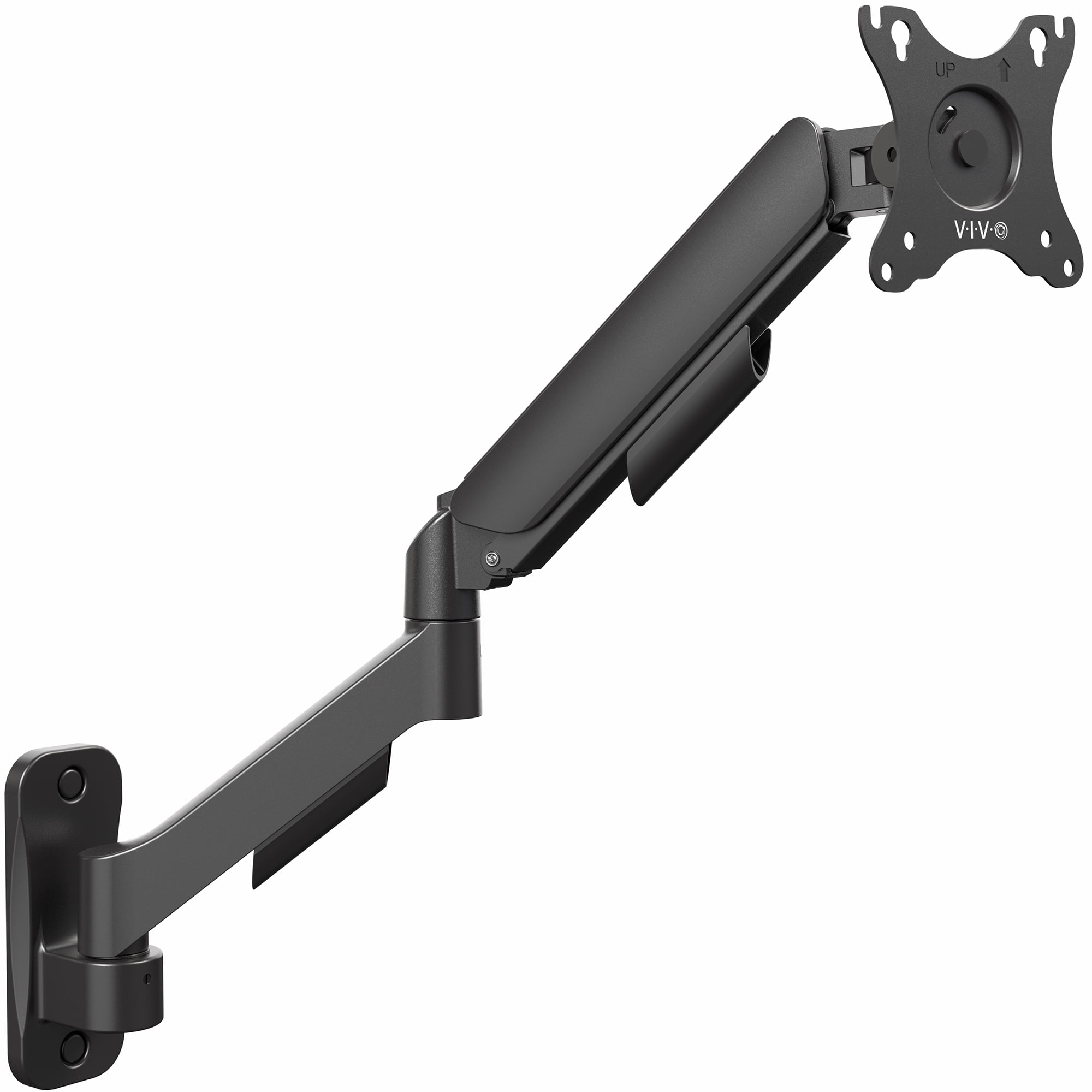 Vivo, Pneumatic Spring Extended Arm, 17" to 32", Monitor Wall Mount ...