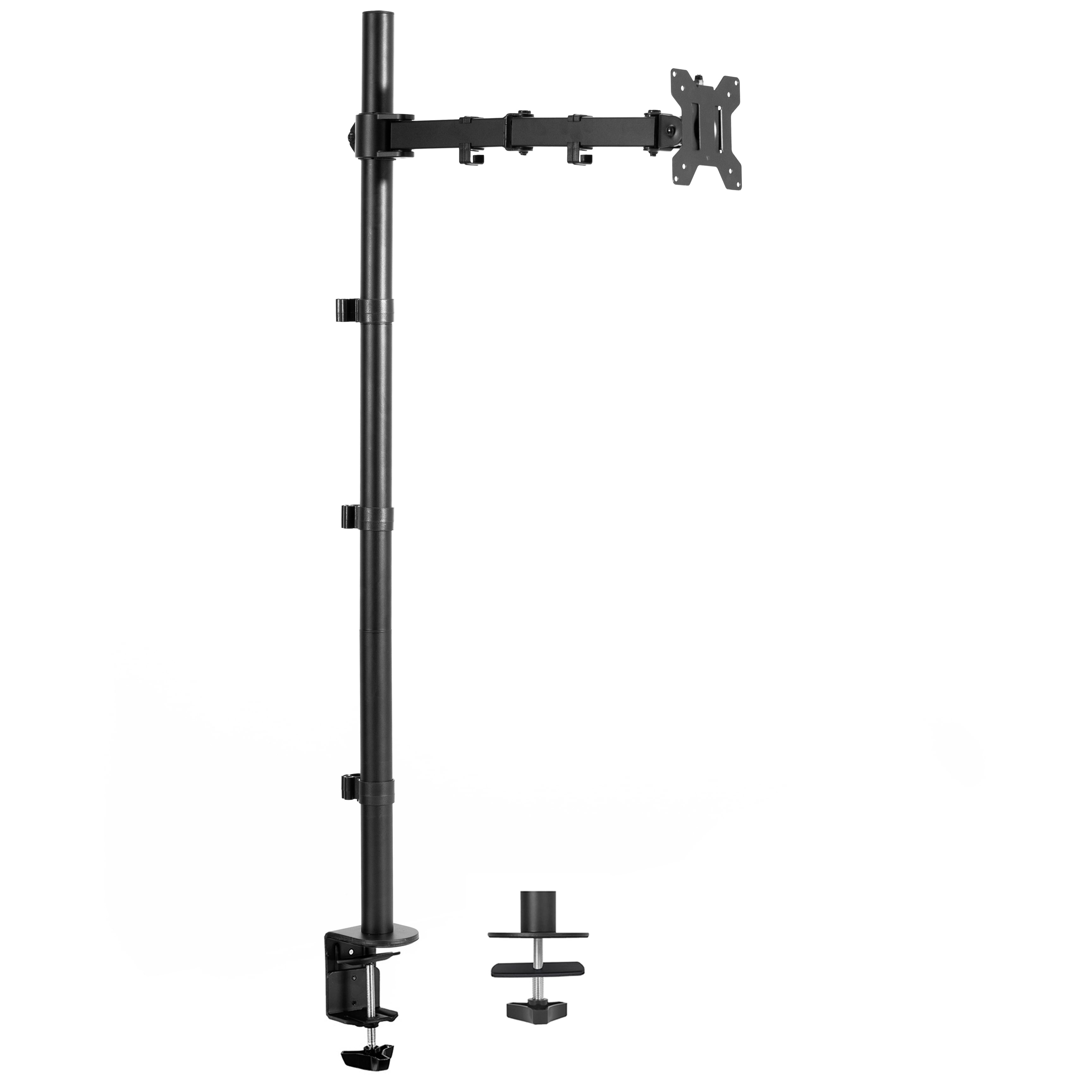 VIVO Single Monitor Mount, Extra Tall Stand, Fits One Screen up to 32 ...