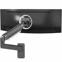 VIVO Black Pneumatic Arm Computer Monitor Desk Mount, Fits Ultrawides ...