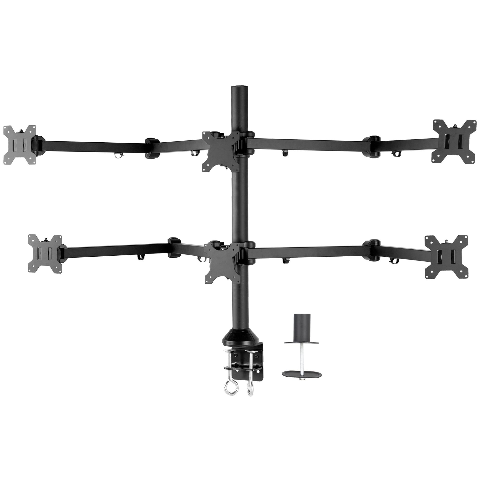 VIVO Steel Hex Monitor Desk Mount Adjustable Stand | Six (6) Screens up ...