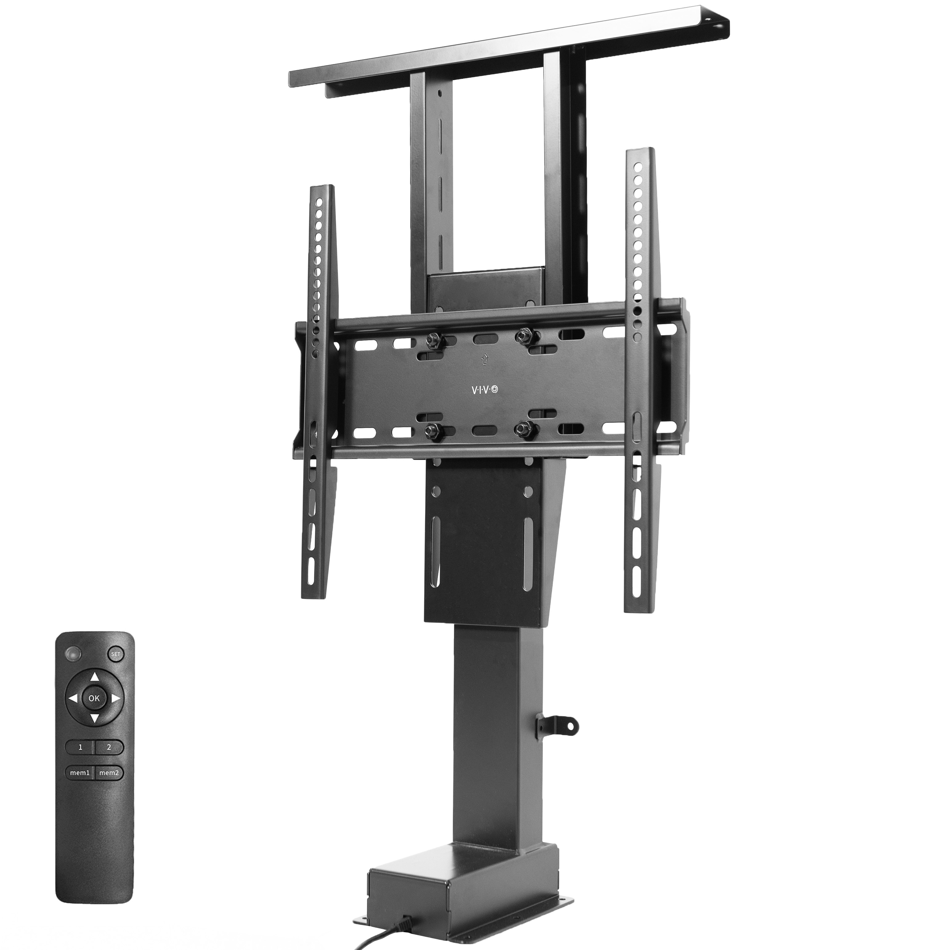 Motorized TV Lift Stand with Remote Control for Big Panel 30"-60 ...