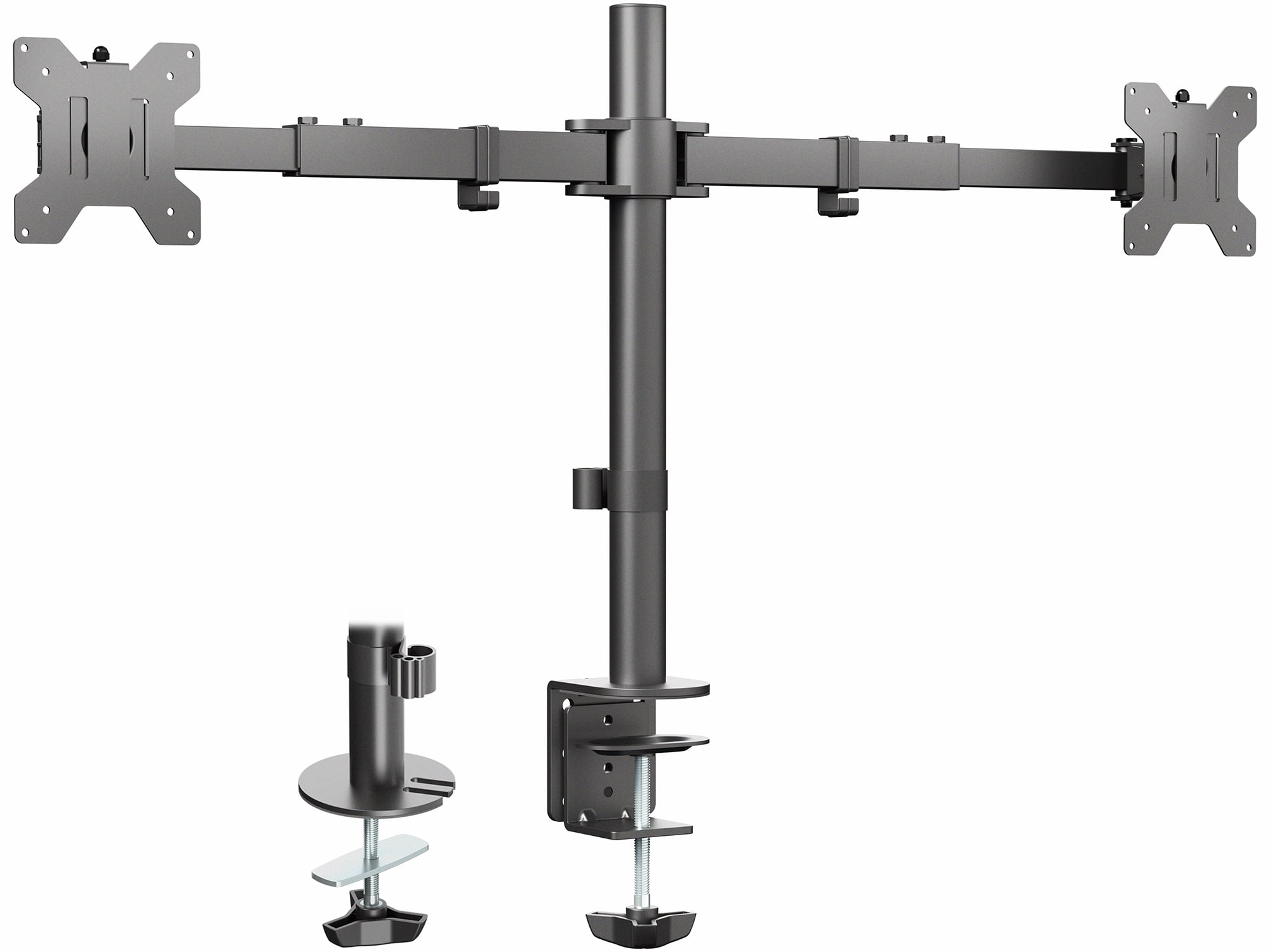 Vivo, Telescoping Dual Monitor Mount, 21" to 32" heavy-duty stand ...