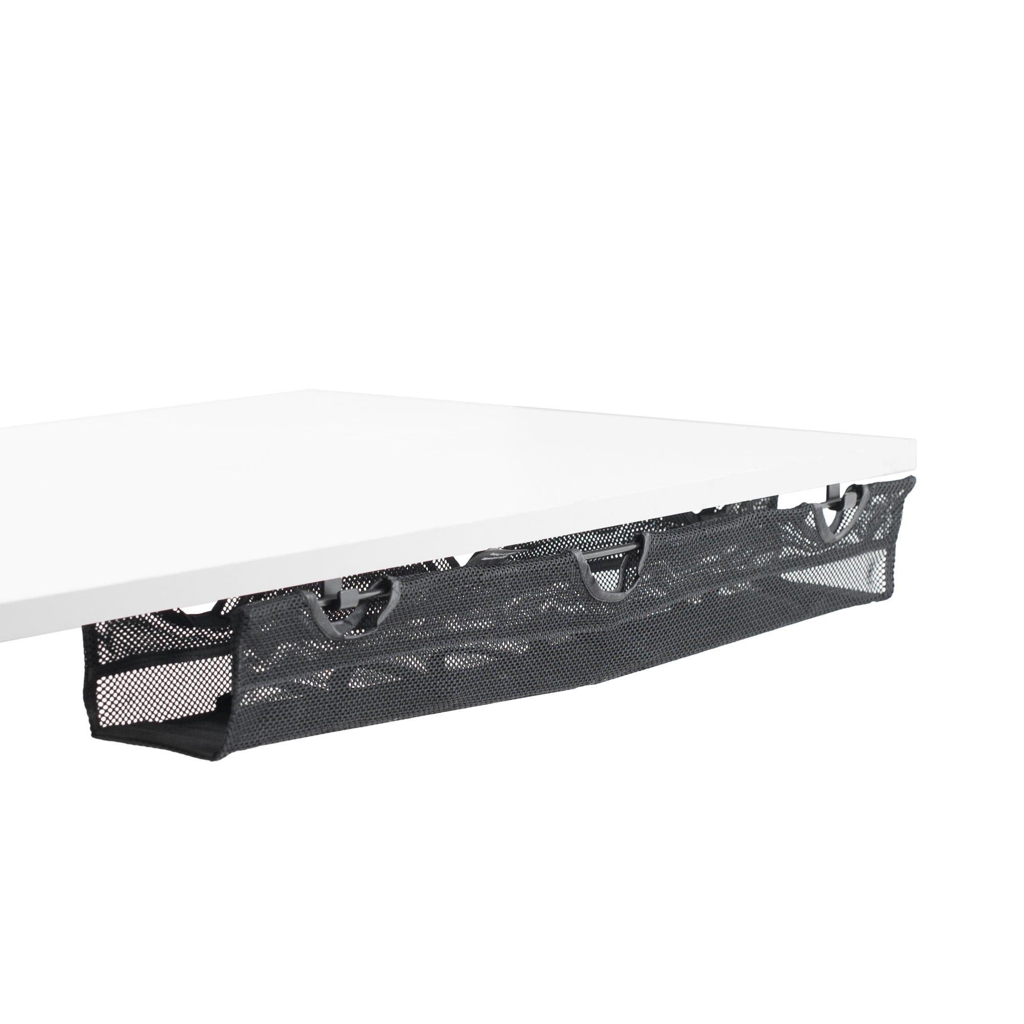 VIVO Under Desk Mesh Cable Management with Power Strip Holder - Walmart.com