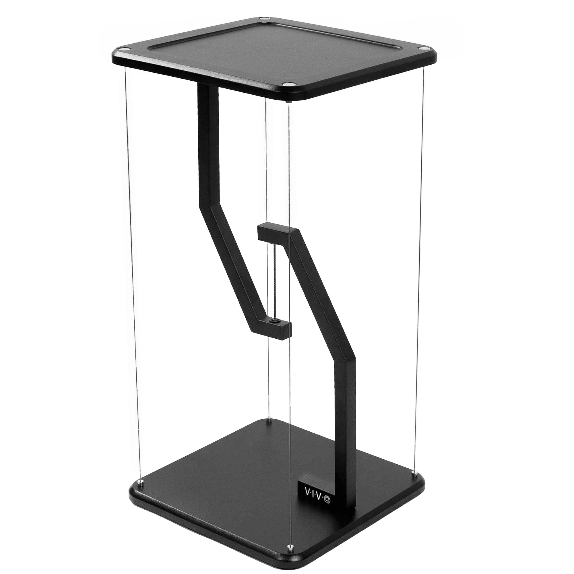 VIVO Universal Black 24" Tall Tensegrity Floor Speaker Stand, Floating ...