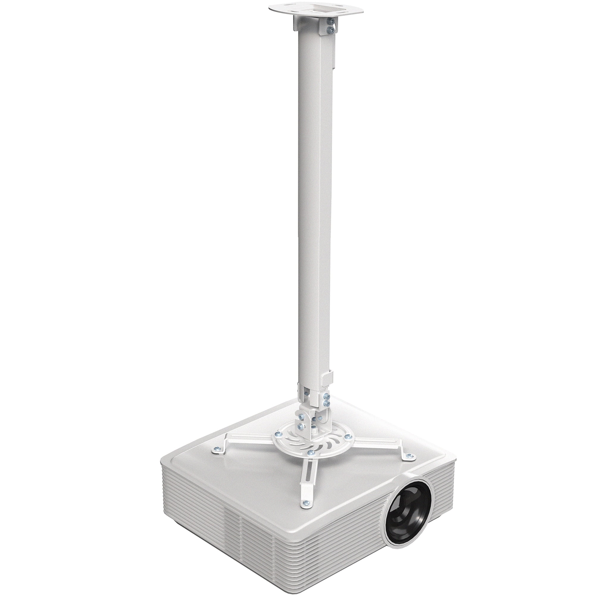 VIVO Universal White Tall Extending Projector Ceiling Mount, Height ...