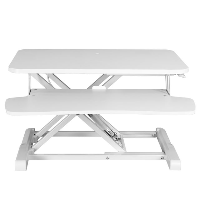 Free Shipping! VIVO White 26" Height Adjustable Standing Desk Monitor ...