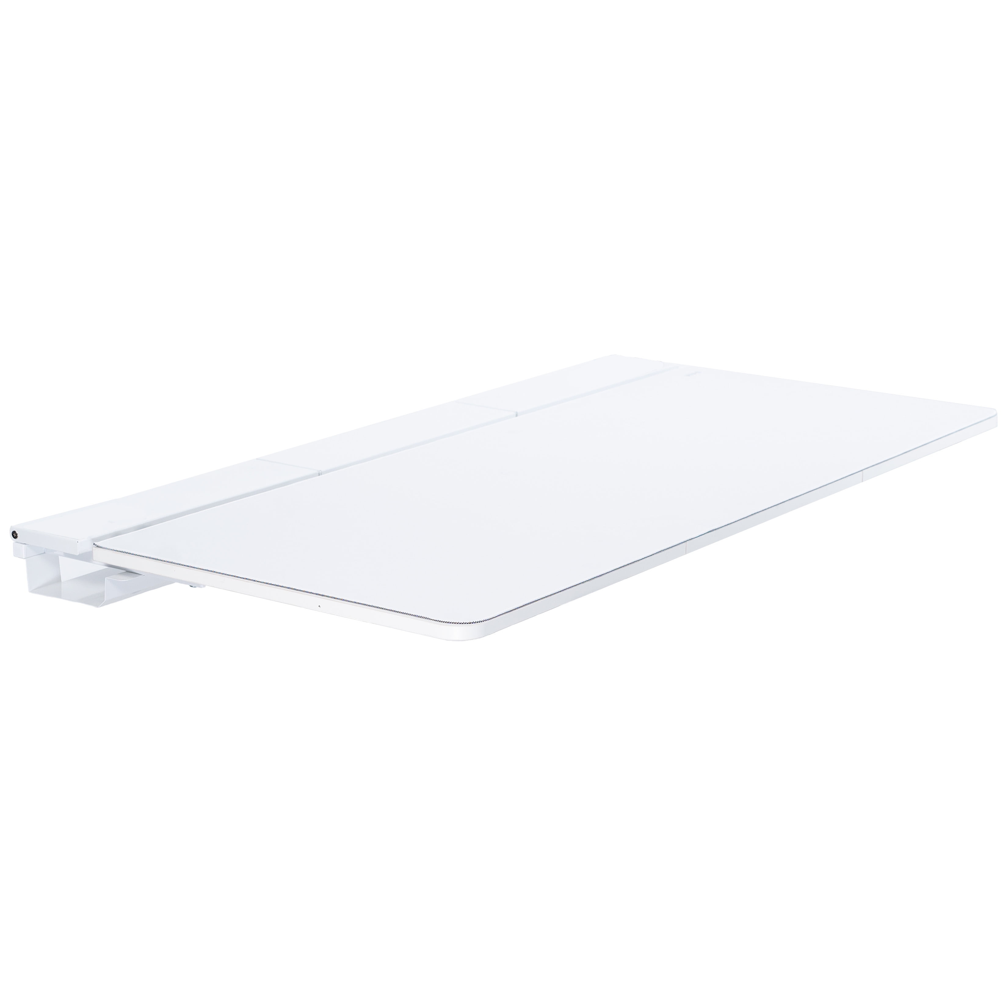 VIVO White 60" x 30" Concealed Cable Table Top w/ Pad for Standing Desk ...