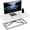 VIVO Adjustable Height Computer Riser, Black Ultra Slim 26" Desktop ...