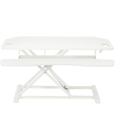 "VIVO Dual Stand-Up Desk Riser, 36"" Adjustable Height, Black ...