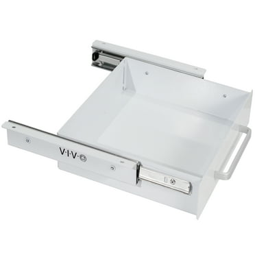 VIVO Black Clamp-on 24" x 12" Computer Tray Clip, Desk Extension ...