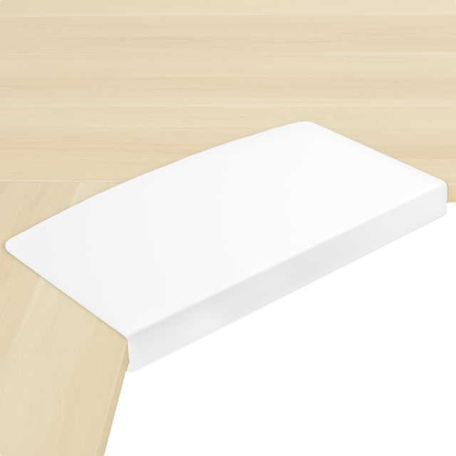 VIVO White Steel L Desk Connector for Bridge Corner, Fits Keyboard Tray ...