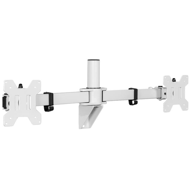VIVO White Telescoping Flush Wall Mount for Dual 27"- 38" Ultra Wide ...