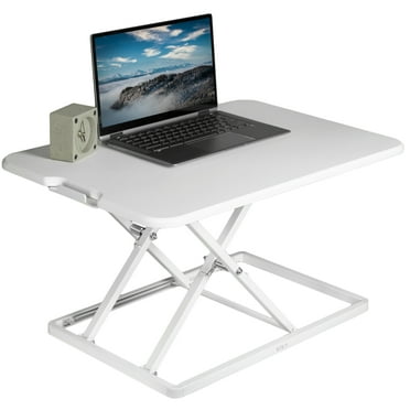 "VIVO Adjustable Height 32"" Desktop Monitor Riser, Dual Desk Converter ...