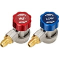 VIVOHOME AC R134a Refrigerant Quick Coupler Adapter Kit HVAC Adjustable ...