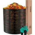 VIVOSUN 300 Gallon Outdoor Compost Bin, Expandable, Easy Setup, Large ...