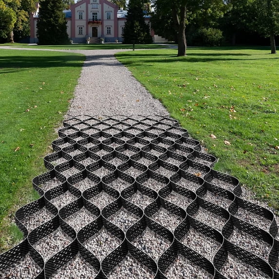 VIVOSUN 4’’ Depth Ground Grid, 9x17 ft, High-Density HDPE Geo Cell ...