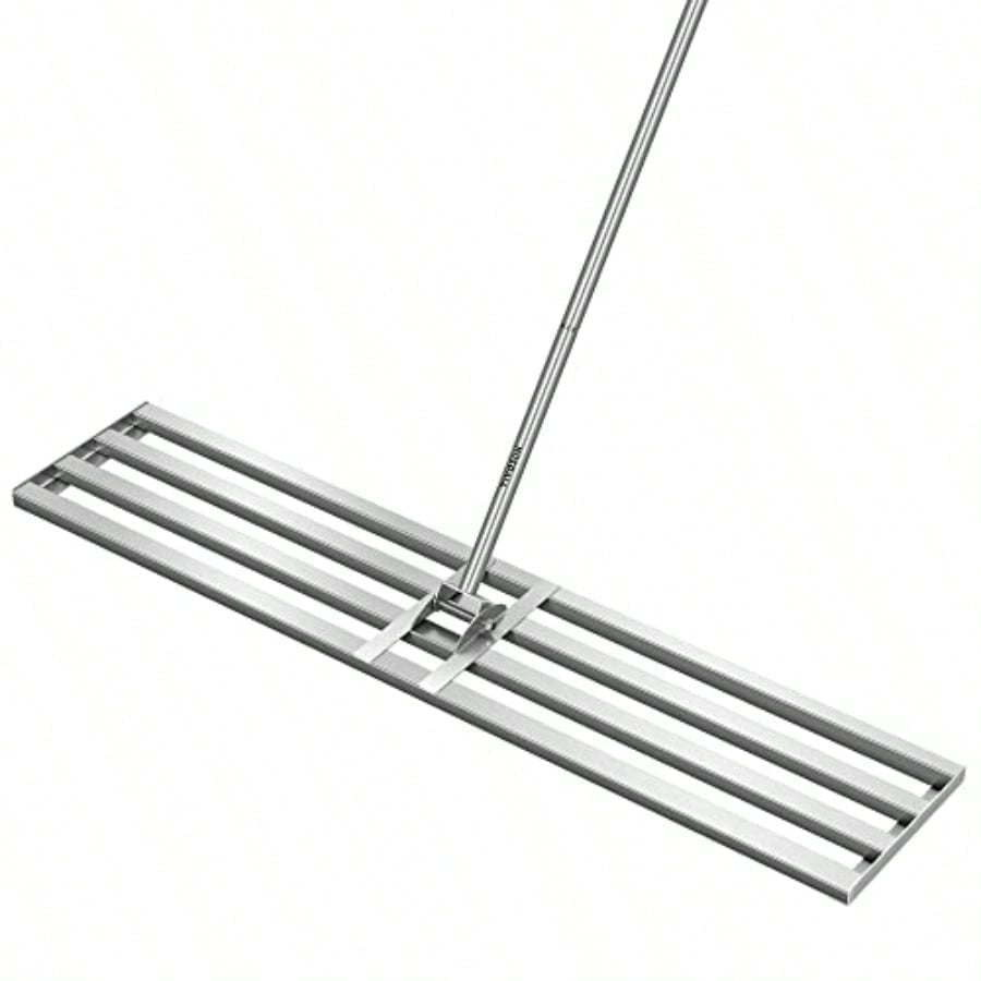 VIVOSUN 48 Lawn Leveling Rake 48 X 10 X 78 HeavyDuty Stainless Steel ...