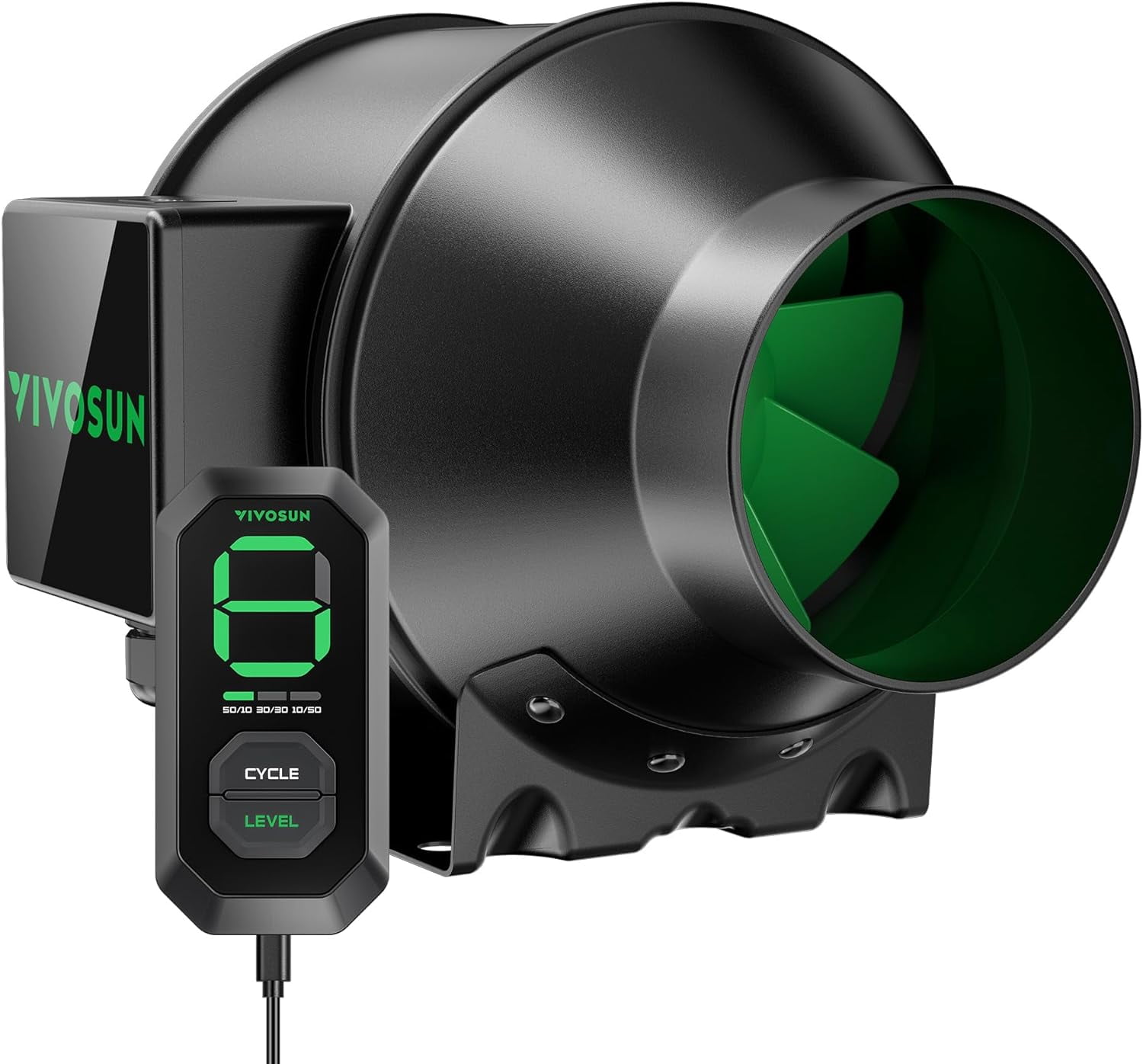 VIVOSUN AeroZesh G4 4-inch 195 CFM Inline Duct Fan with E12 Speed ...