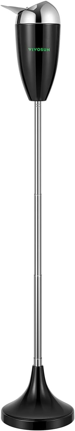 "VIVOSUN Outdoor Odor Free Tall Ashtray, Stainless Steel Lid ...