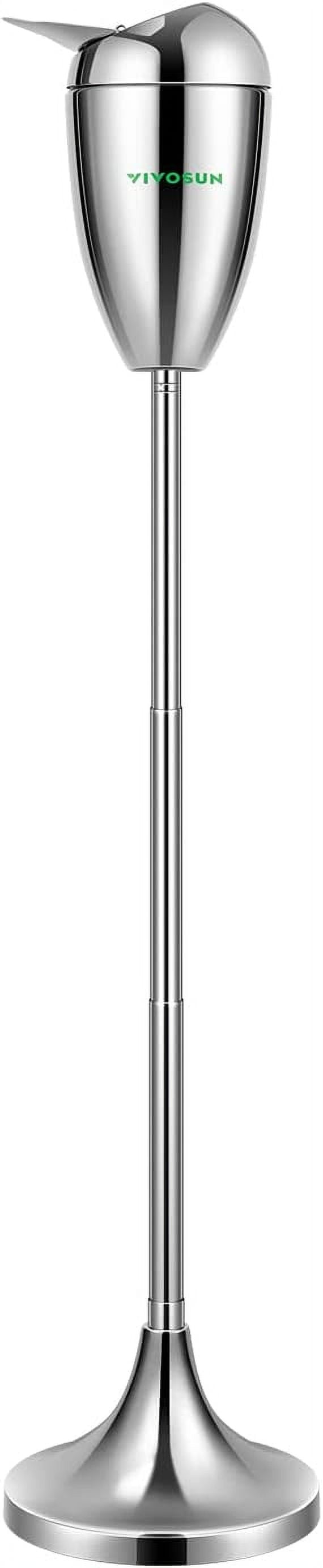 "VIVOSUN Adjustable Height Ash Tray, Stainless Steel, 21.5""-35 ...