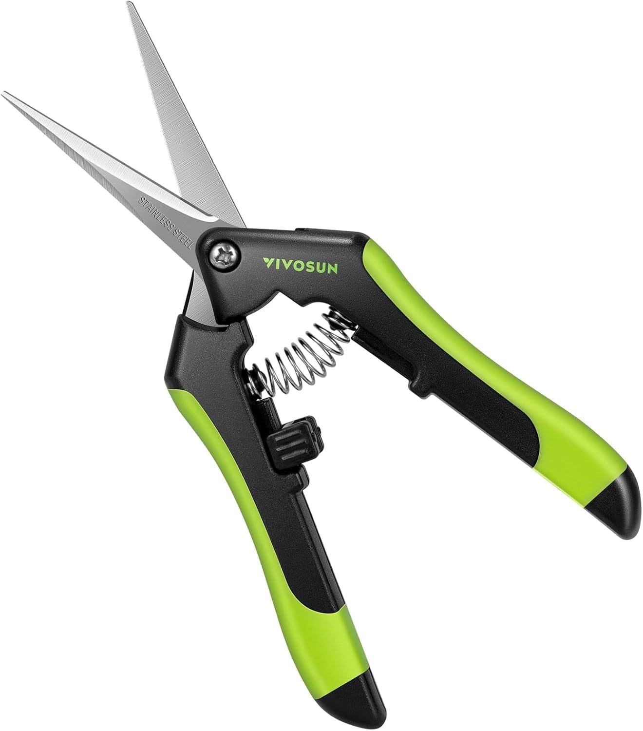VIVOSUN Gardening Scissors 6.5 Inch Pruner with Stainless Steel Blades ...