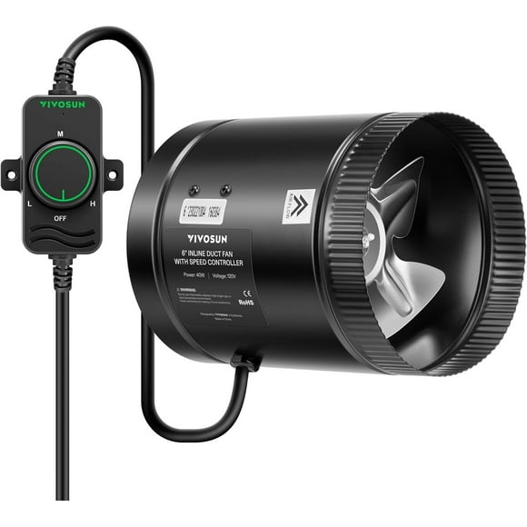 Duct Booster Fan With Pressure Switch