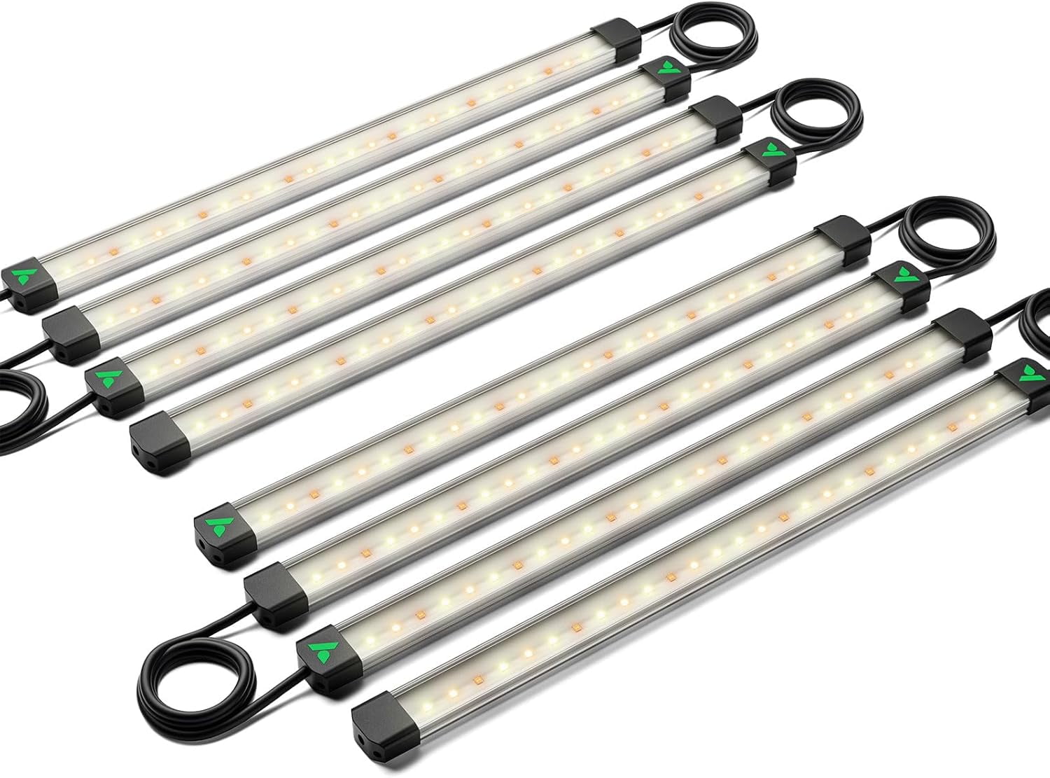 VIVOSUN Lumaray LED Grow Light Bars 16”(8-Bar), Full Spectrum Side ...