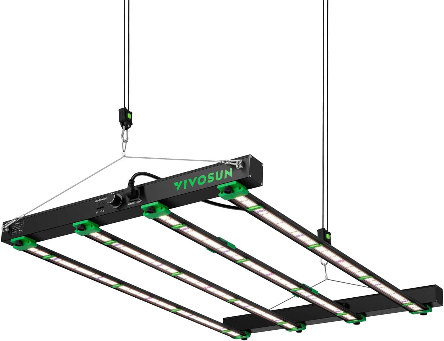 VIVOSUN 450W LED Grow Light, Full Spectrum with UV/IR, Dimmable, Daisy ...