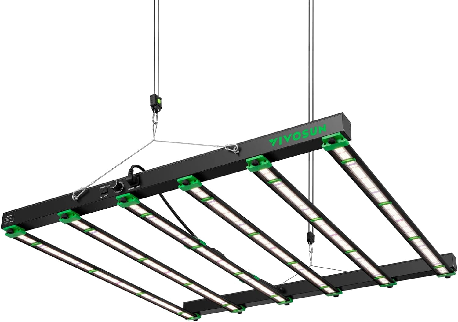 VIVOSUN 650W LED Grow Light, Full-Spectrum Detachable High-Efficiency ...