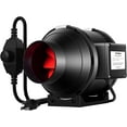 VIVOSUN R4 4 Inch 190 CFM Inline Duct Ventilation Fan with Variable ...