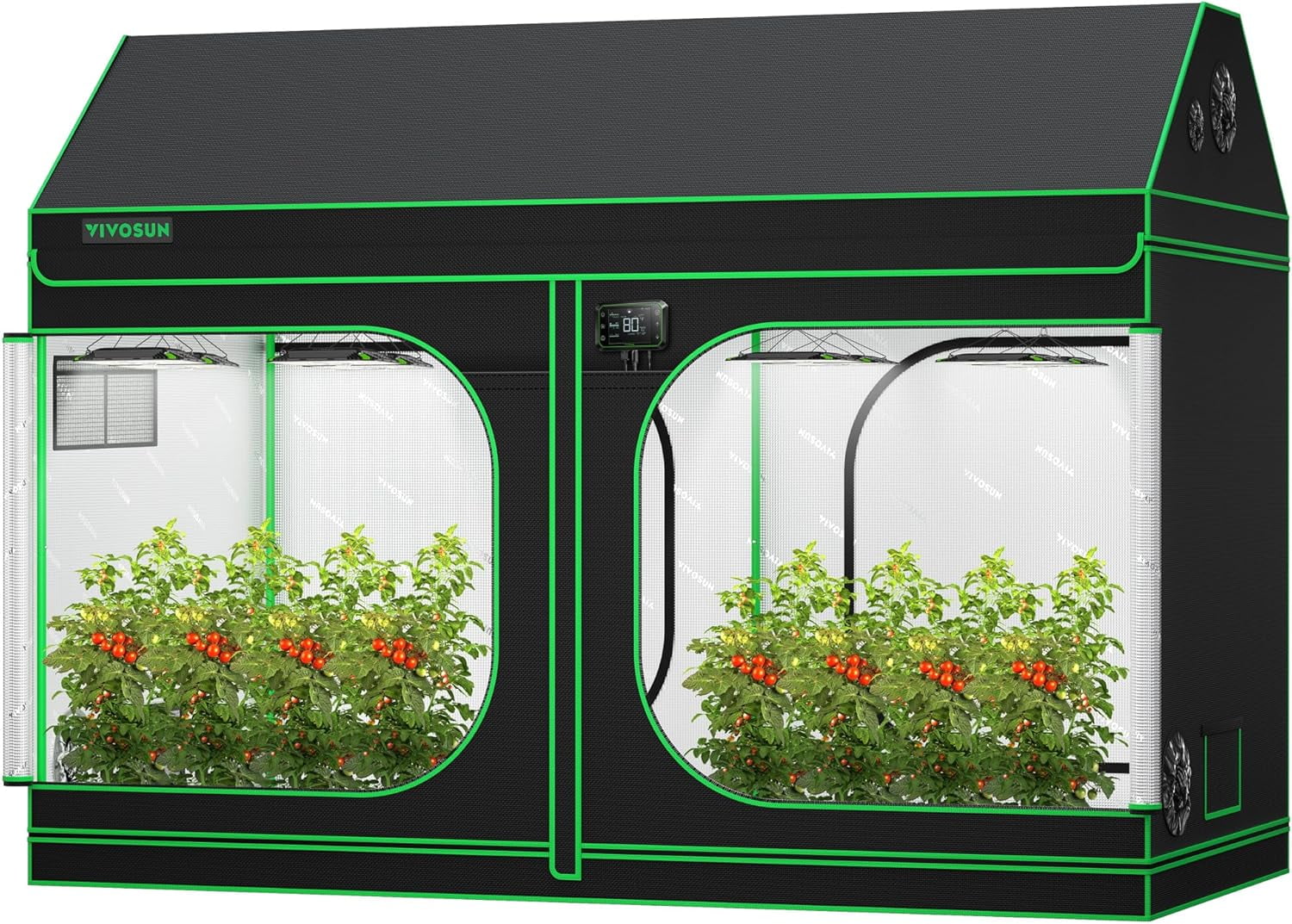 VIVOSUN R846 4x8 Mylar Light Room Grow Tent with Observation Window and ...