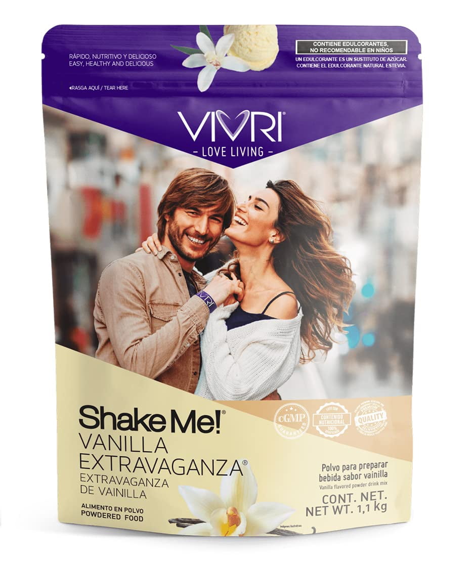VIVRI Shake Me!|Food Powder|Vanilla Flavor|20 Servings|22g Protein|45 ...