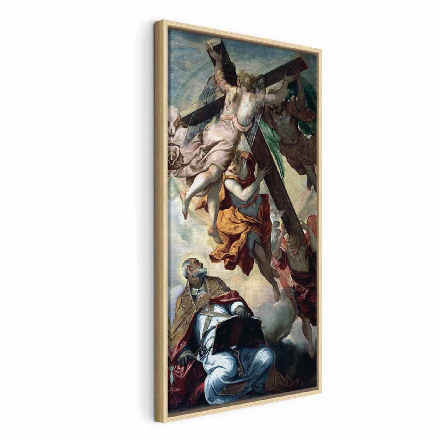 VIVYET Canvas Print - Apparition of the Cross to St. Peter (Tintoretto ) - Walmart.com