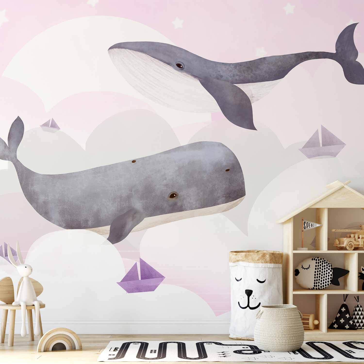VIVYET Wall Mural - Dream Of Whales - Second Variant - Walmart.com