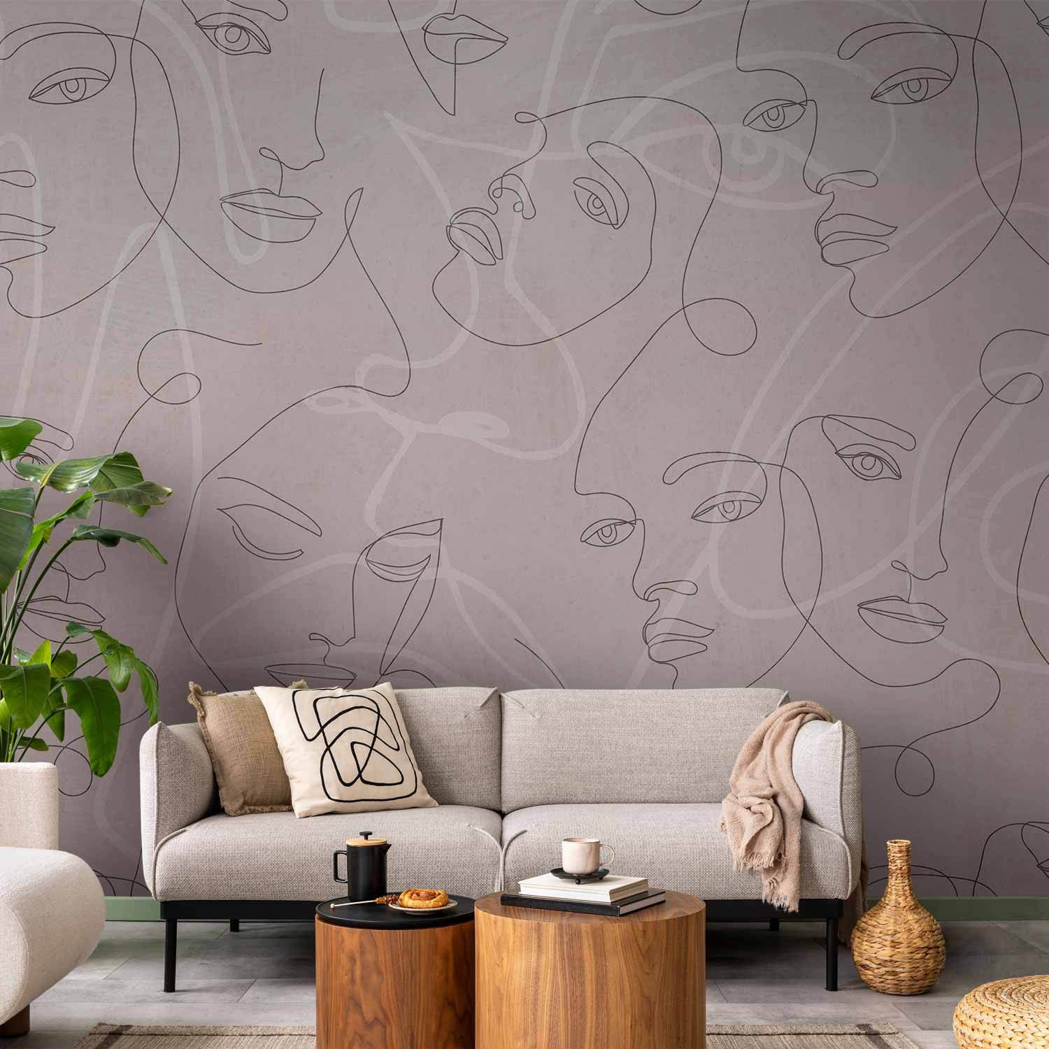 VIVYET Wall Mural - Thousands of Faces - Walmart.com