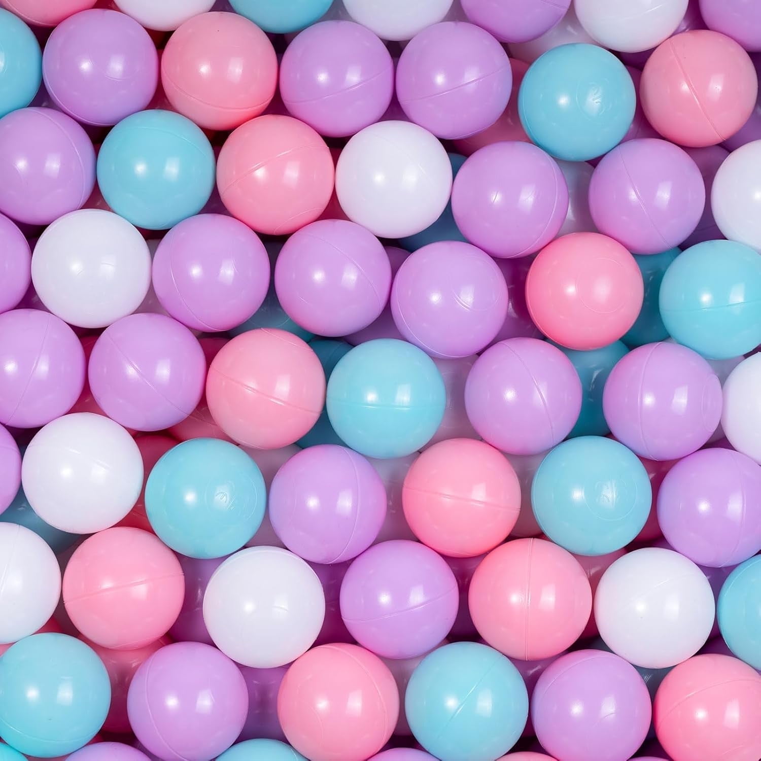 VIWING Ball Pit Balls Crush Proof Plastic Children's Toy Balls Macaron ...