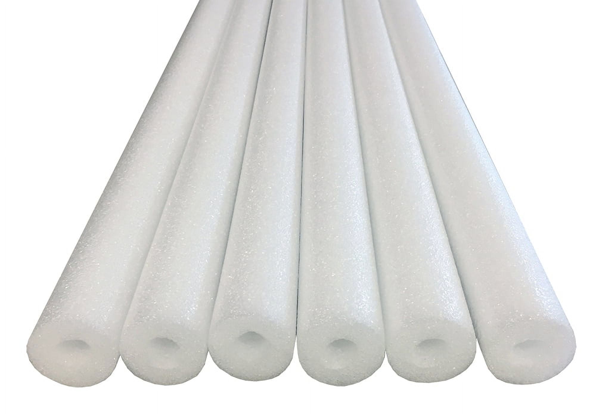 VIWING Deluxe Foam Pool Swim Noodles, White, 6 Pack - Walmart.com