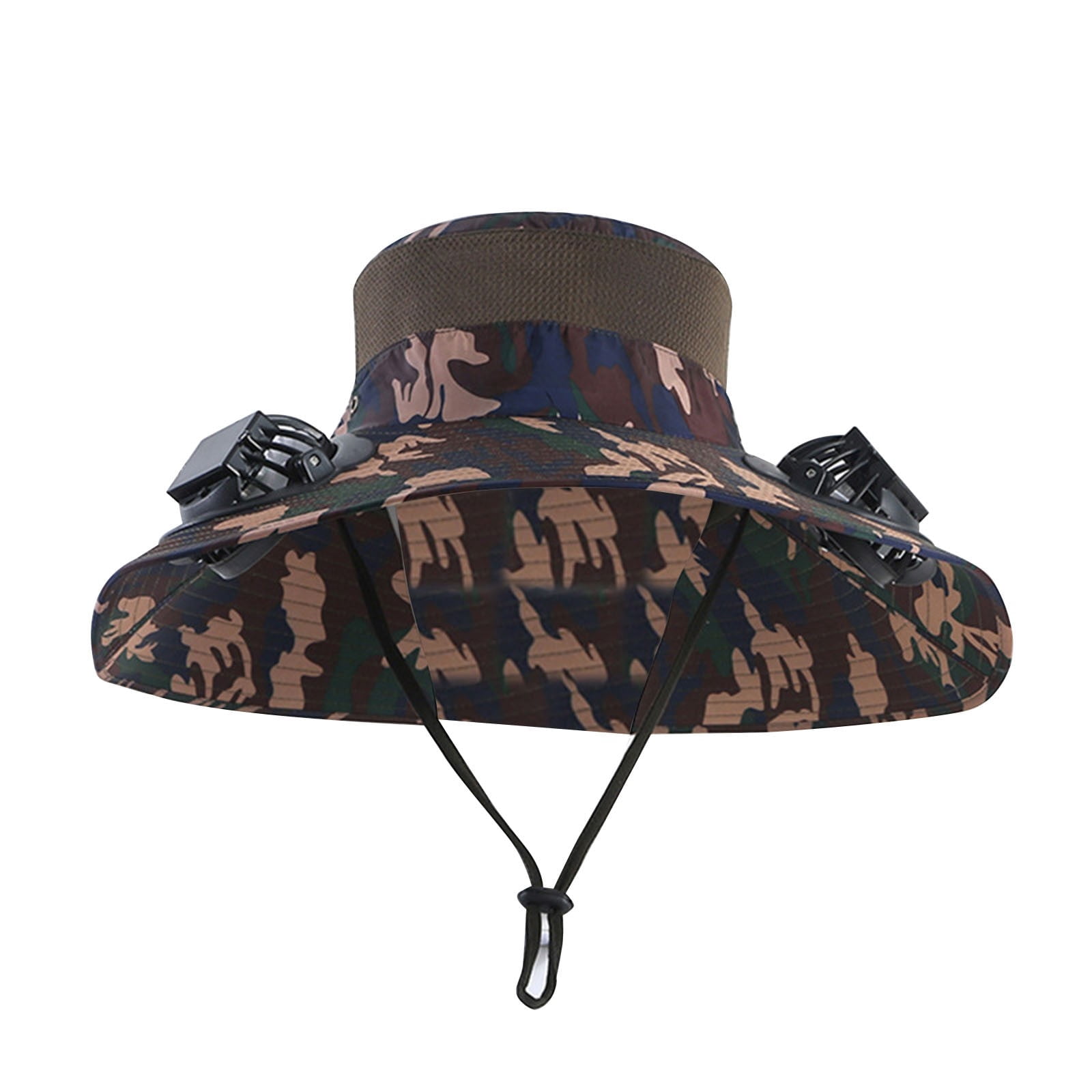 VIWING Fishing Hat with 2 Fan Wide Brim Sun Outdoor Hat USB Charging ...