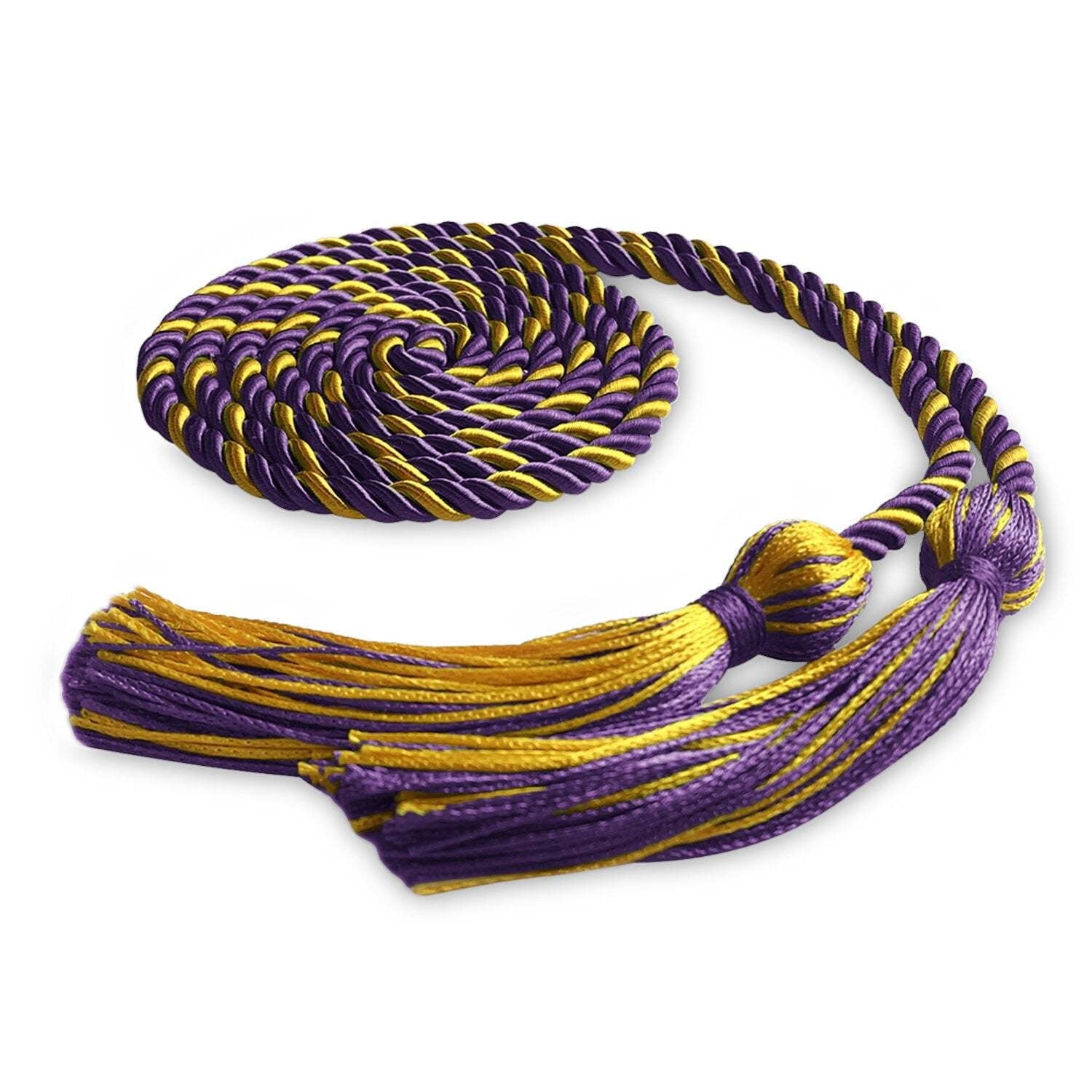 VIWING Graduation Single Graduation Honor Cord Purple/Gold Curtain ...