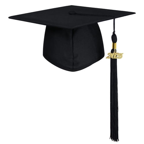 VIWING Matte Adult Graduation Cap Unisex Adjustable Bachelor Cap with ...
