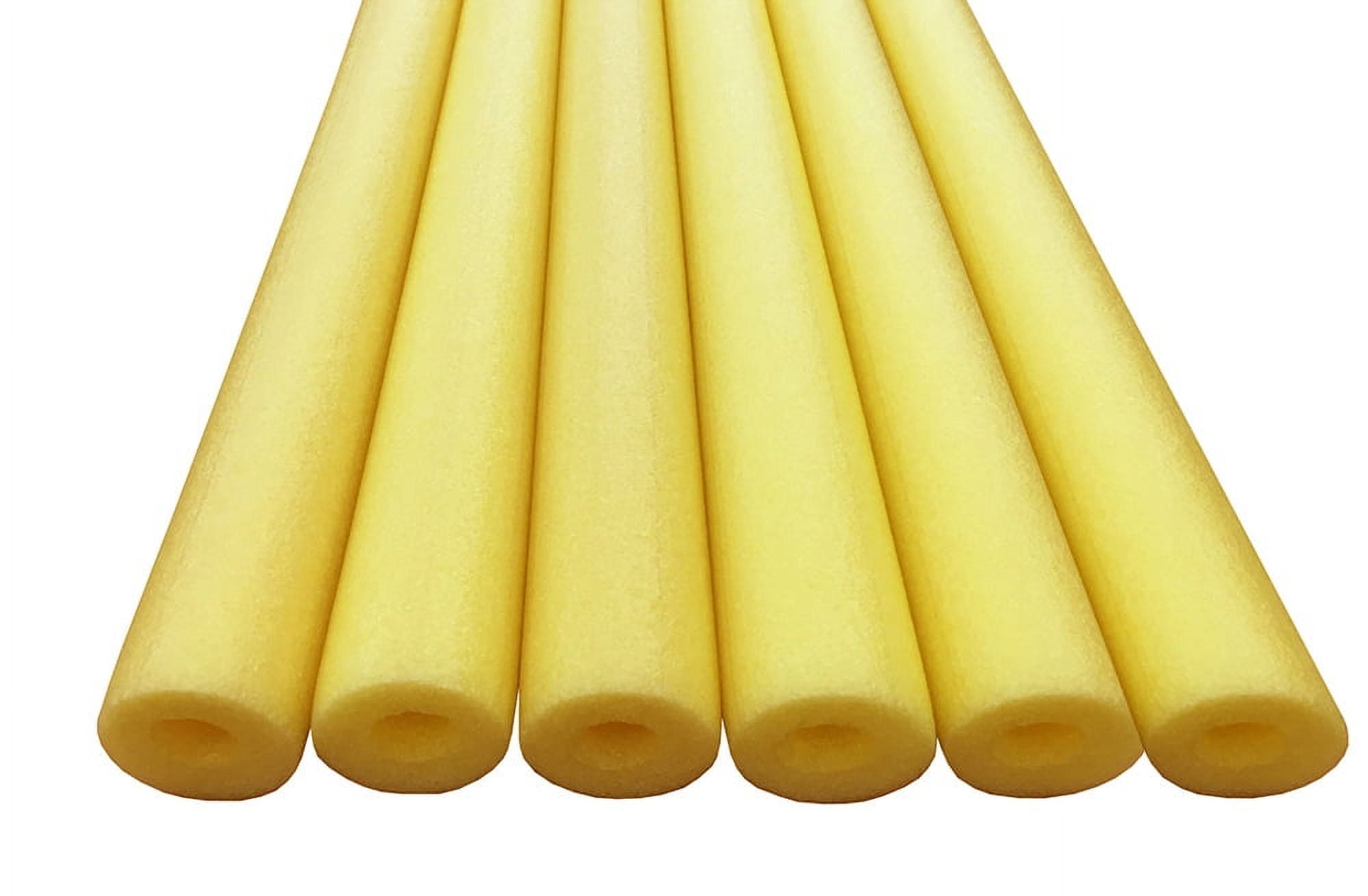 VIWING VIWING Deluxe Foam Pool Swim Noodles - 6 Pack Yellow 52 Inch ...