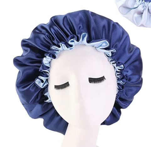 VIYANSHI Adjustable Satin Sleep Cap Hair Bonnet Double Layered ...