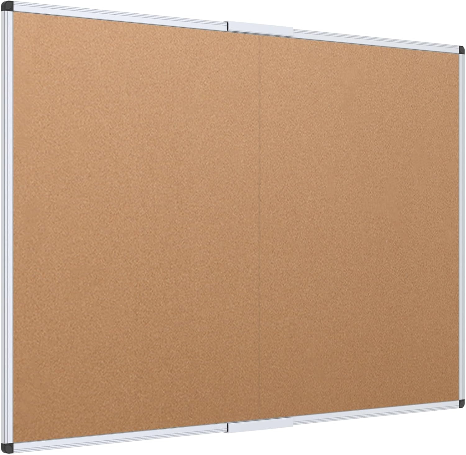 VIZ-PRO Cork Bulletin Board/Foldable Noticeboard, 48 X 36 Inches ...
