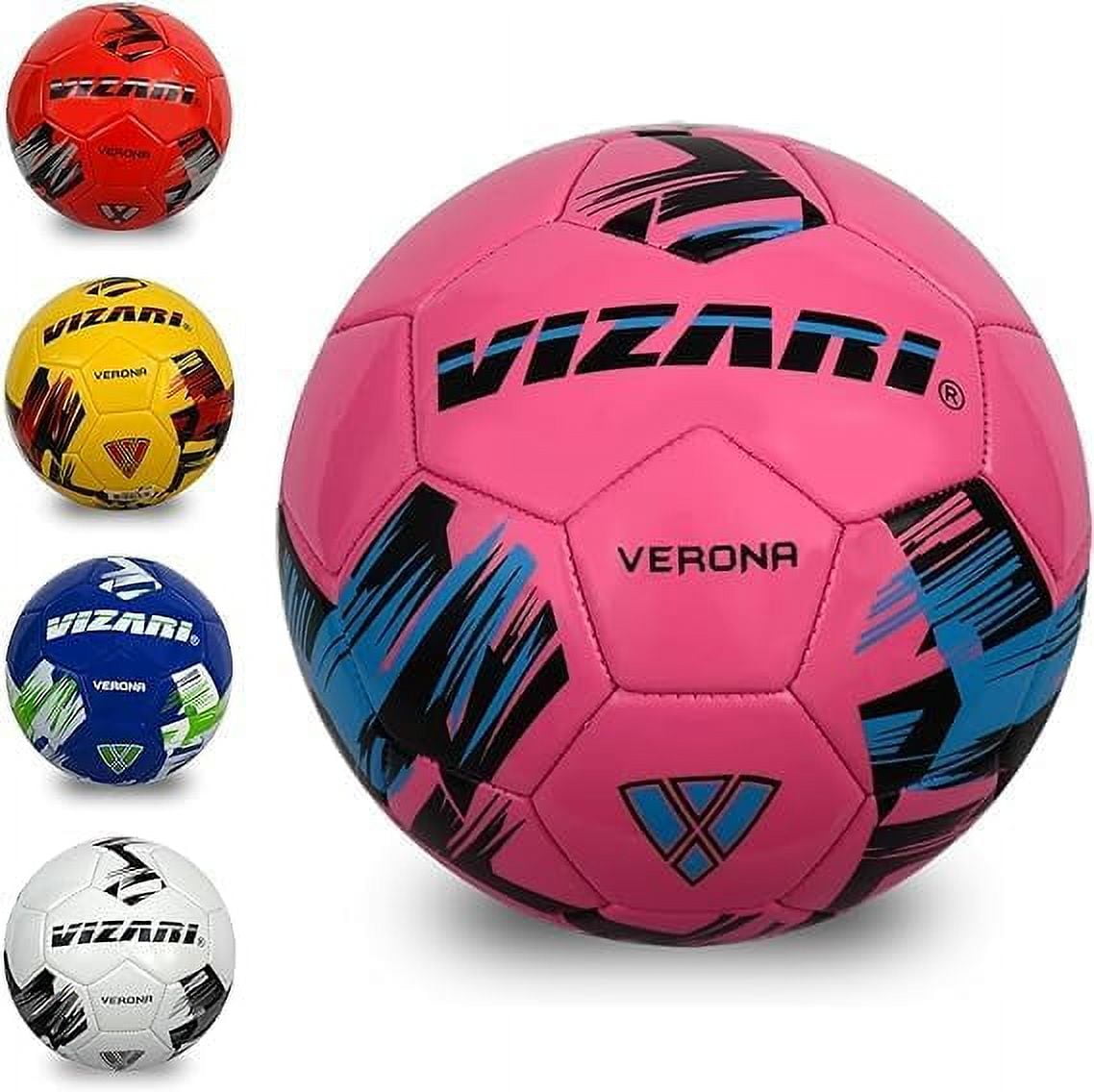 Vizari Verona Soccer Ball | Sizes 3, 4, 5 | Durable TPS Shell | Perfect ...