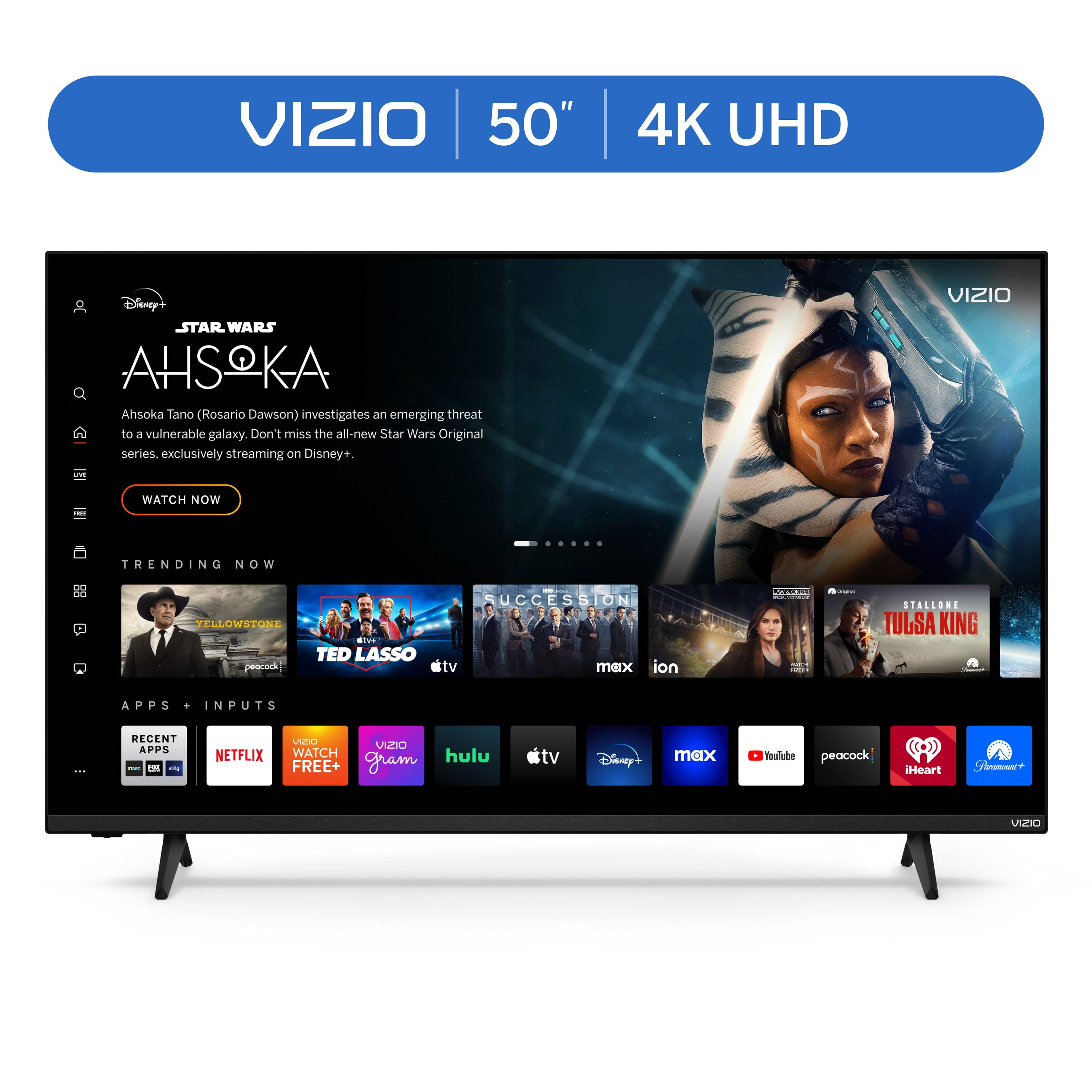 VIZIO 50" Class 4K UHD LED HDR Smart TV (New) V4K50M-08 - Walmart.com
