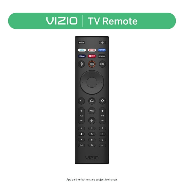 New Original VIZIO Smart TV Control - Universal Remote XRT140 - Walmart.com